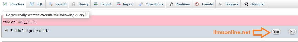 √ Cara Menghapus Tabel dan Database di phpMyAdmin
