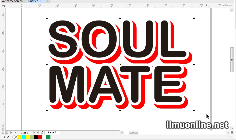 √ Cara Membuat Variasi Tulisan di Coreldraw yang Menarik