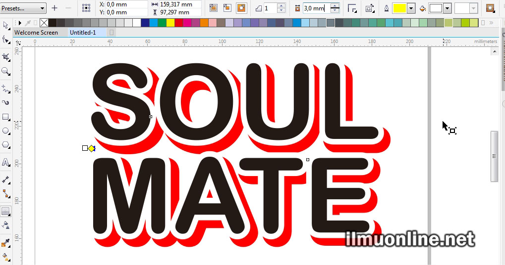 √ Cara Membuat Variasi Tulisan di Coreldraw yang Menarik