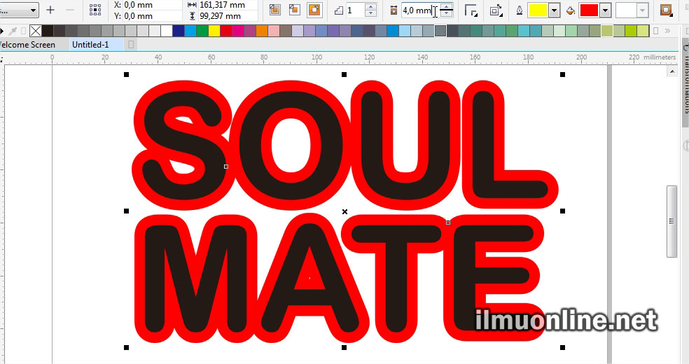 √ Cara Membuat Variasi Tulisan di Coreldraw yang Menarik